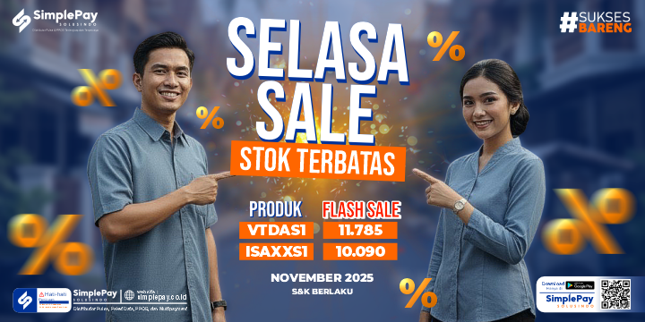 Selasa Sale - Server Pulsa Terbaik Cepat dan Aman SimplePay Indonesia